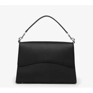 BY BANOO Classic Slim Briefcase Black/silver