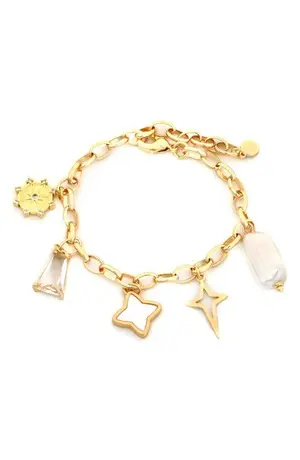 PANACEA Charm Bracelet - White