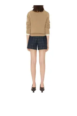 Burberry Ekd Wool Cashmere Sweater - Flax