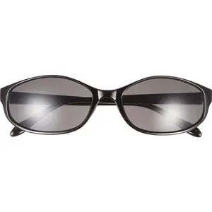 Bp. Oval Wrap Sunglasses - Black