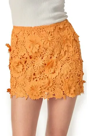 Endless Rose Floral Lace Miniskirt