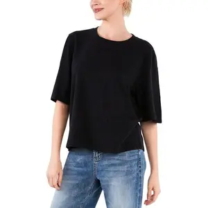 HINT OF BLU Oversized Crewneck T-shirt - Ink