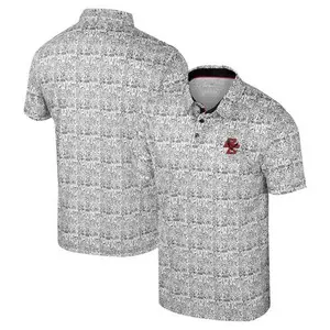 COLOSSEUM Boston College Eagles It's Time! Allover Print Polo - Black
