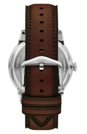 Fossil Townsman Automatic Leather Strap Watch