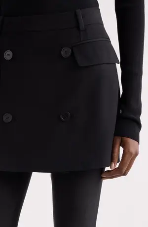 Balenciaga Tailored Twill Miniskirt