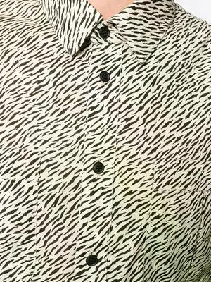 Saint Laurent Zebra Print Shirt