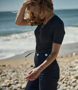DÔEN Auguste Top - Navy