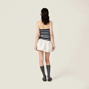 Miu Miu Striped Knit Tube Top