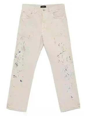 PURPLE BRAND Paint-splatter Jeans