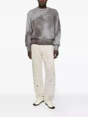 PURPLE BRAND Paint-splatter Jeans