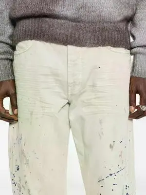 PURPLE BRAND Paint-splatter Jeans