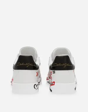 Dolce & Gabbana Portofino Cuore Low-top Sneakers