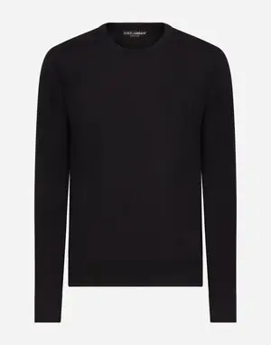 Dolce & Gabbana Cashmere Crewneck Sweater - Blue