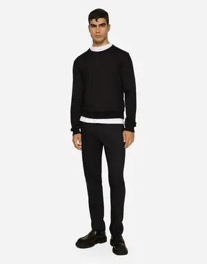 Dolce & Gabbana Cashmere Crewneck Sweater - Blue
