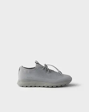 Prada Prax Knit Sneakers - Grey