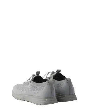 Prada Prax Knit Sneakers - Grey