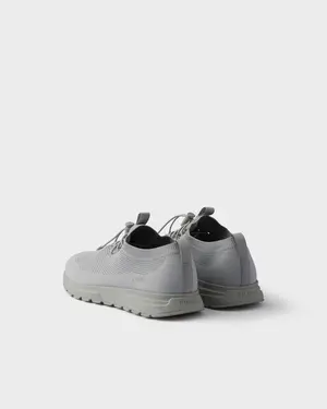 Prada Prax Knit Sneakers - Grey