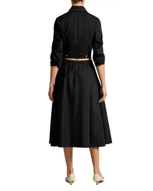 Vince Utility Pocket Full Skirt - Black