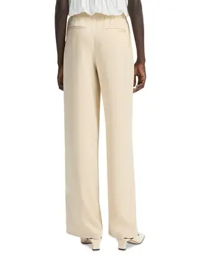 Vince Mid Rise Side Stripe Trousers - Pale Canyo
