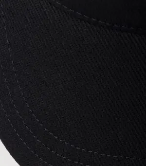 Prada Cotton Drill Baseball Cap - Black