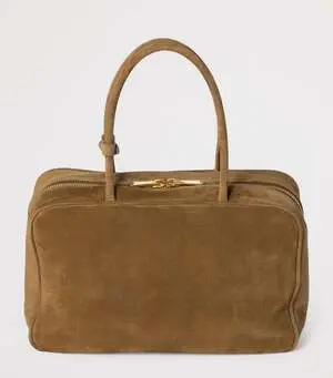 Miu Miu Suede Beau Top Handle Bag