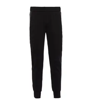 Prada Re-nylon-trim Sweatpants