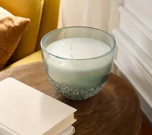 HOME REFLECTIONS As Is 45oz Iridescenttexture Glass Candle - One-color