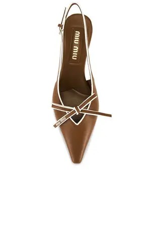 Miu Miu Slingback Kitten Heel