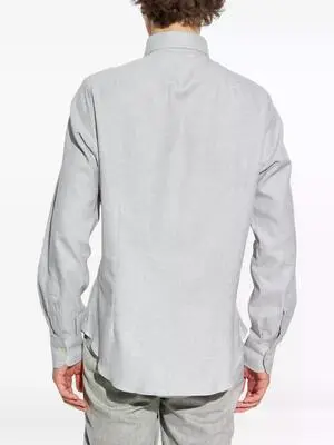 Eleventy Lightweight Button-up Shirt - Grey