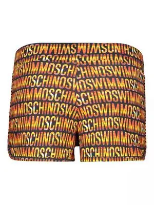 Moschino Logo-pattern Shorts