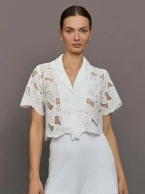Carbon38 Lace Resort Shirt