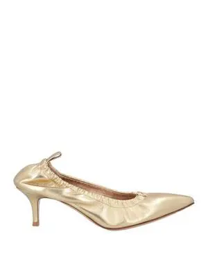 Metallic Leather Pumps