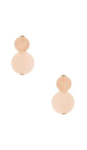 JENNIFER BEHR Cara Earrings - Rose Quartz