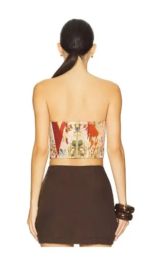 FALGUNI SHANE PEACOCK Corset Top