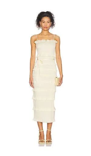 V. CHAPMAN Lily Dress - Lemon