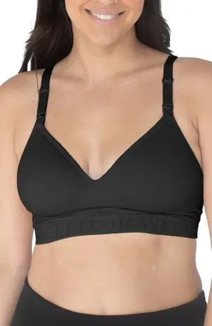 KINDRED BRAVELY Sublime Contour Maternity & Nursing Bra-sizing Available From B-d Cup Black