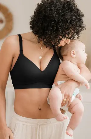 KINDRED BRAVELY Sublime Contour Maternity & Nursing Bra-sizing Available From B-d Cup - Black