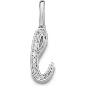 Monica Vinader Diamond Alphabet Pendant
