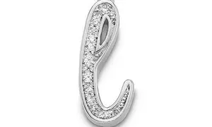Monica Vinader Diamond Alphabet Pendant