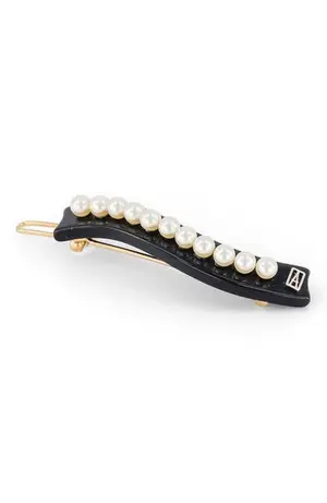 Alexandre De Paris Acetate And Pearl Barrette