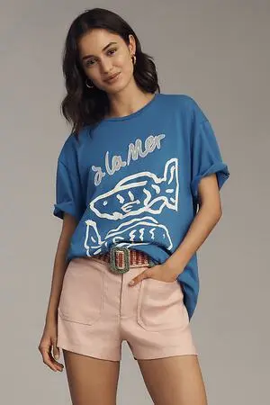Anthropologie La Mer Fish Tee