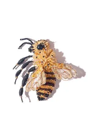 Deepa Gurnani Honeybee Brooch