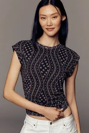 Sanctuary Dolman-sleeve Crew-neck Top