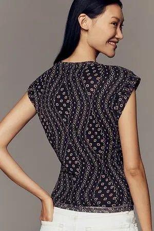 Sanctuary Dolman-sleeve Crew-neck Top