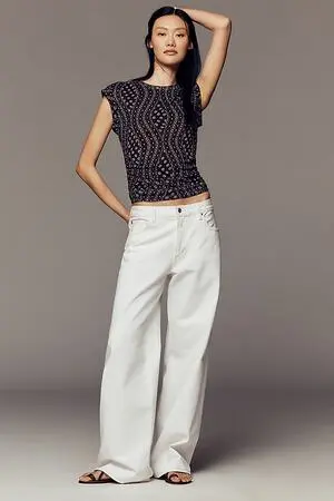 Sanctuary Dolman-sleeve Crew-neck Top