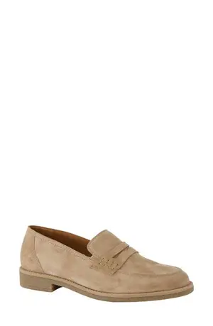 Paul Green Cohen Penny Loafer - Almond Soft Suede