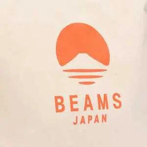 BEAMS 2 Way Canvas Tote Bag - Orange
