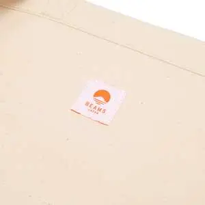 BEAMS 2 Way Canvas Tote Bag - Orange