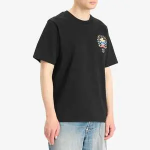 Casablanca Casa Way Mountain Printed T-shirt - Black