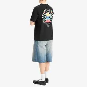 Casablanca Casa Way Mountain Printed T-shirt - Black
